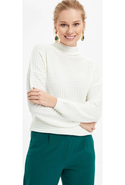 DeFacto Regular Fit Yarım Balıkçı Yaka Triko Kazak L2127AZ20SP