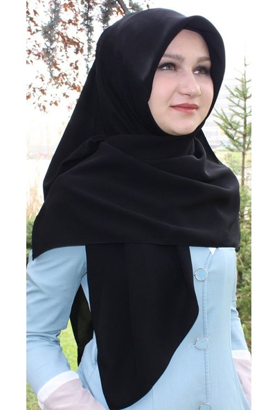 Mısırlı Medine İpeği Eşarp Siyah Mısırlı Medine İpeği Eşarp Siyah