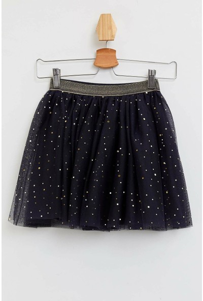 Defacto Kız Çocuk Tül Puantiyeli Etek M6839A620SP