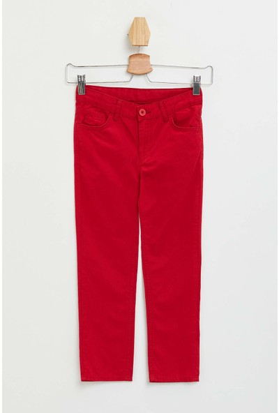 Defacto Erkek Çocuk Regular Fit 5 Cepli Dokuma Pantolon M5171A620SP