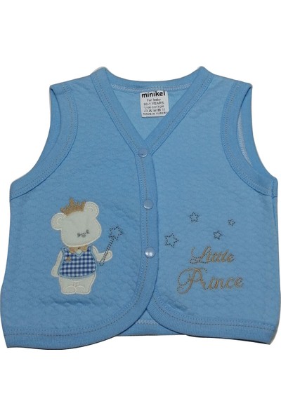 Minikel Küçük Prens Kapitone Yelek 0 - 6 Ay Minikel Küçük Prens Kapitone Yelek 0 - 6 Ay