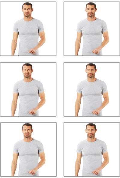 Özkan 6'lı Paket Erkek Kapalı Yaka Yarım Kol Fanila 0265 Özkan 6'lı Paket Erkek Kapalı Yaka Yarım Kol Fanila 0265