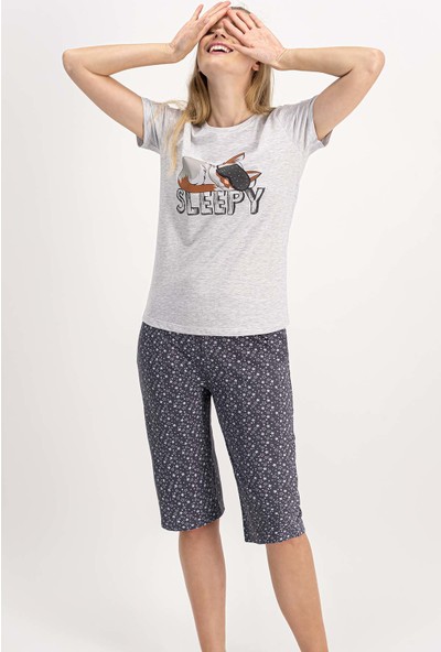 Arnetta Living Karmelanj Kadın Kapri Takım