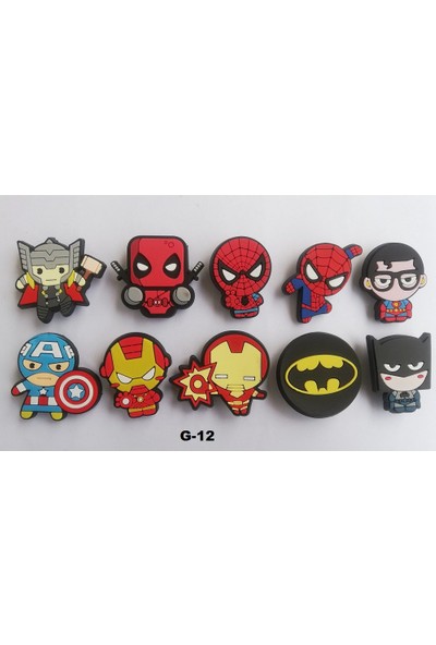 Gnl Crocs Terlik Süsleri Jibbitz 10 Adet Gnl Crocs Terlik Süsleri Jibbitz 10 Adet