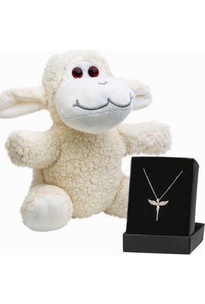 Fotomcity Peluş Kuzu ve Melek Kolye