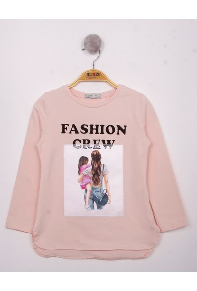 Toontoy Kız Çocuk Fashion Baskılı T-Shirt