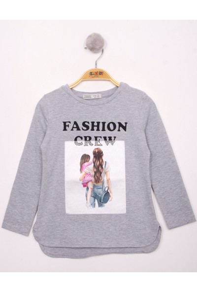 Toontoy Kız Çocuk Fashion Baskılı T-Shirt