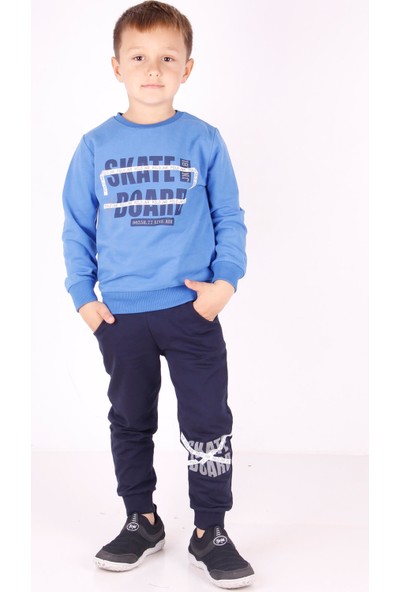 Toontoy Erkek Çocuk Skate Board Baskılı Eşofman Takım