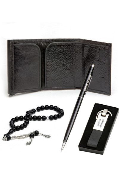 Fotomcity Kişiye Özel İsim Mekanizmalı Deri Erkek Cüzdan Tesbih Kalem Ve Anahtarlık Fotomcity Kişiye Özel İsim Mekanizmalı Deri Erkek Cüzdan Tesbih Kalem Ve Anahtarlık