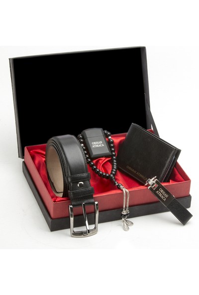 Fotomcity Kişiye Özel Cüzdan Çakmak Tesbih Anahtarlık Ve Kemer Set