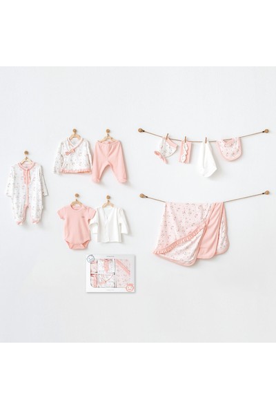 Andywawa Pretty Flowers 10'lu Bebek Hastane Seti AC20501 0 - 3 Ay