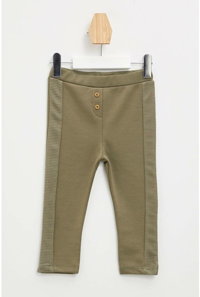 DeFacto Kız Bebek Regular Fit Süsü Düğmeli Uzun Tayt N2486A220SP