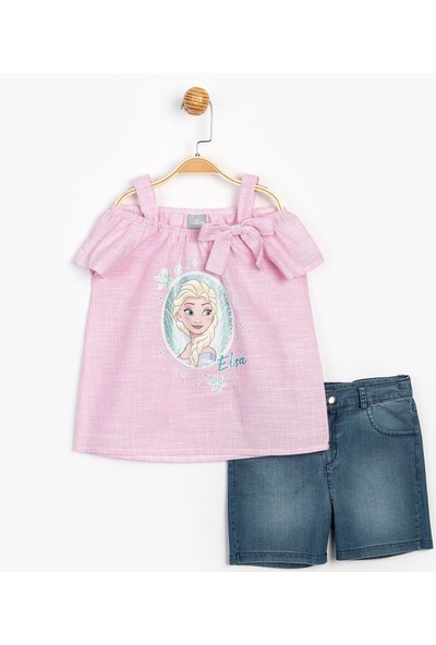 Disney Frozen Kot Şortlu Takım 15613