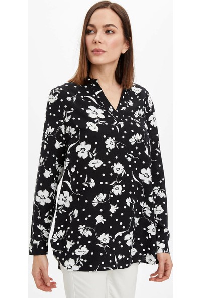 DeFacto Desenli Relax Fit Tunik L1148AZ20SM