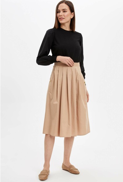 Defacto Cepli Uzun Dokuma Etek R1736AZ20SM