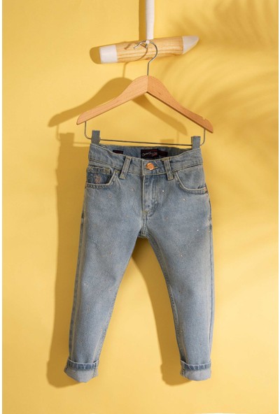 U.S. Polo Assn. Kız Çocuk Denim Pantolon 50203401-DN0021