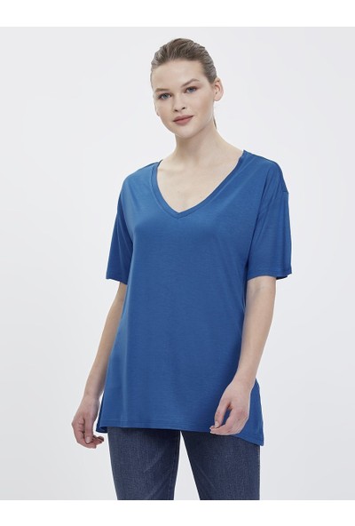 Loft 2023149 Kadın T-Shirt Short Sleeve