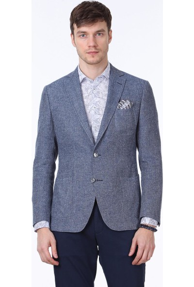 Ramsey Erkek Düz Dokuma Ceket Ramsey Erkek Düz Dokuma Ceket