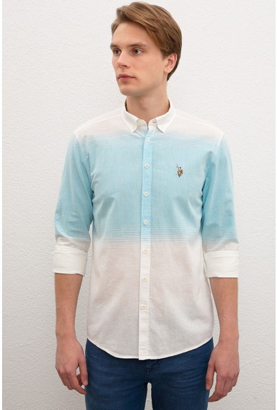 U.S. Polo Assn. Erkek Dokuma Gömlek 50218684-VR007 U.S. Polo Assn. Erkek Dokuma Gömlek 50218684-VR007