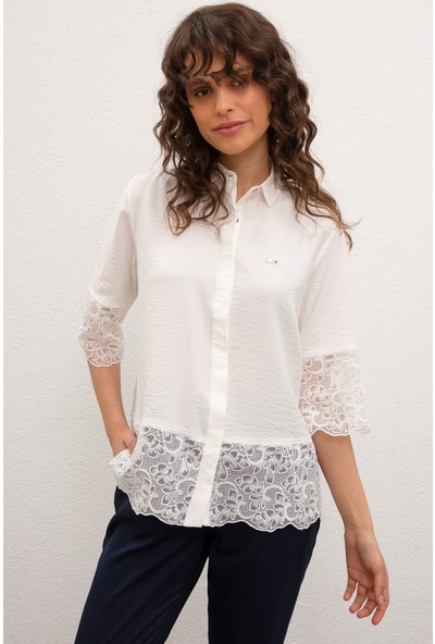U.S. Polo Assn. Kadın Dokuma Gömlek 50218926-VR019 U.S. Polo Assn. Kadın Dokuma Gömlek 50218926-VR019
