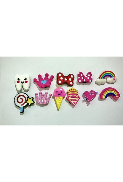 Gnl C-6 Crocs Terlik Süsleri Jibbitz 11'li