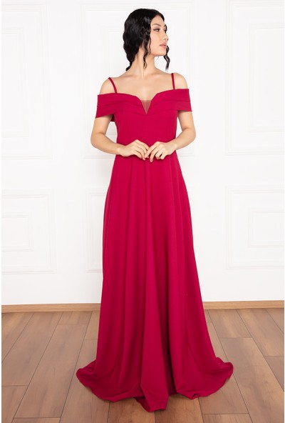 Kalopya Susan 13238 Uzun Askılı Atlas Elbise Kalopya Susan 13238 Uzun Askılı Atlas Elbise