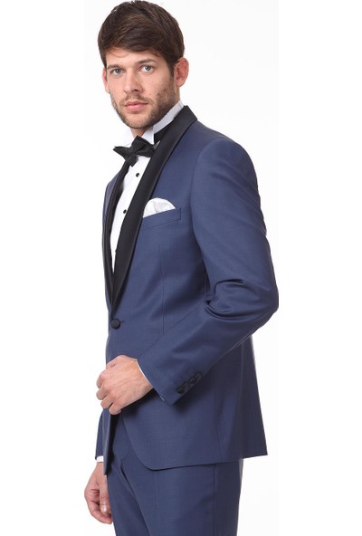 Kip Erkek Slim Fit Pilesiz Şal Yaka Smokin Takım Elbise Kip Erkek Slim Fit Pilesiz Şal Yaka Smokin Takım Elbise