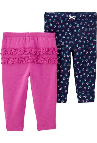 Carters Layette Kız Bebek 2'li Pantolon 19621010 Carters Layette Kız Bebek 2'li Pantolon 19621010