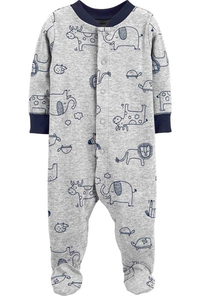 Carter's Sevimli Hayvanlar Patikli Bebek Tulumu