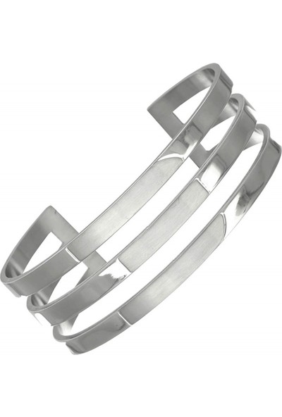 Getss Retro Dizayn Kadın Çelik Kelepçeli Bileklik BLZ1520S Getss Retro Dizayn Kadın Çelik Kelepçeli Bileklik BLZ1520S