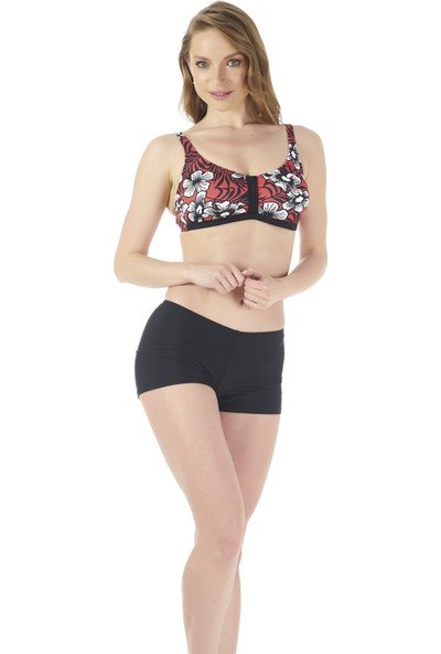 Estiva Desenli Şortlu Toparlayıcı Bikini 44