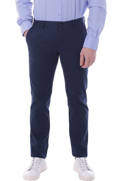 Diandor Dar Kesim Erkek Keten Pantolon 3016 A.Lacivert/L.Navy 2013016 Diandor Dar Kesim Erkek Keten Pantolon 3016 A.Lacivert/L.Navy 2013016
