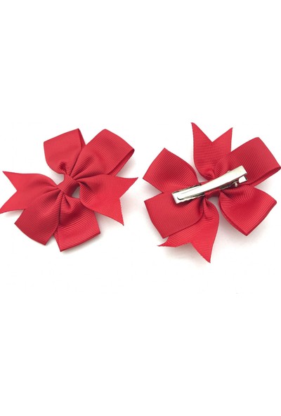 Pampiki Kırmızı İkili Klips Toka Pampiki Kırmızı İkili Klips Toka