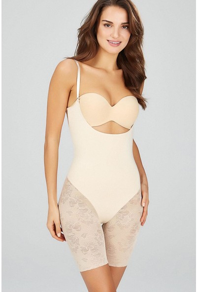 Kom Çiçekli Ince Askı Kadın Göğüs Altı Nadia Paçalı Korse Kom Çiçekli Ince Askı Kadın Göğüs Altı Nadia Paçalı Korse