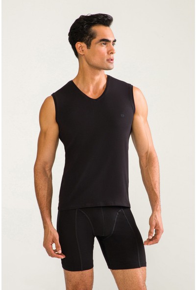 Ds Damat Erkek Siyah Fanila