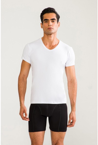 Ds Damat Erkek Beyaz Fanila