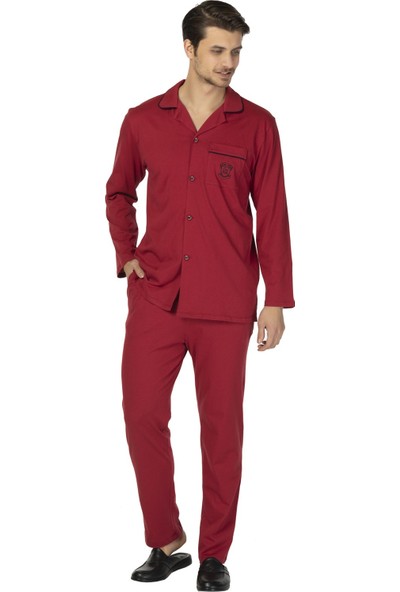 D's Damat Pijama Takımı Düğmeli Comfort