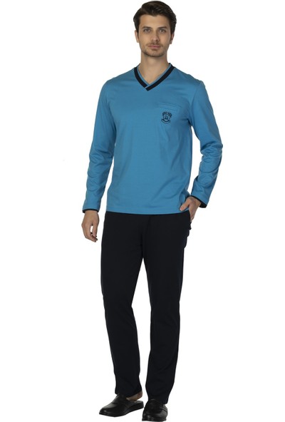 D's Damat V Yaka Pijama Takımı