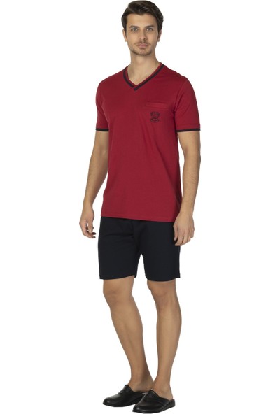 Ds Damat Erkek Bordo Pijama Takımı