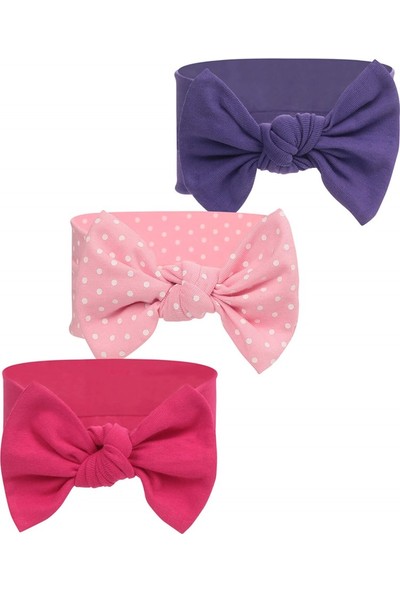 Babygiz Kız Bebek Çok Renkli Fiyonk Bandana Seti 6 - 18 Ay Babygiz Kız Bebek Çok Renkli Fiyonk Bandana Seti 6 - 18 Ay