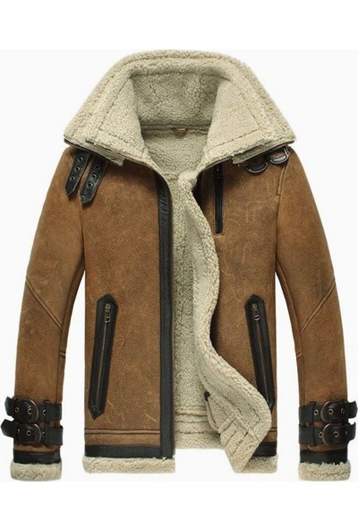 Derimont's Erkek Deri Kürk Mont