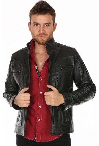 Derimont's Erkek Dikiş Model Casual Deri Mont Derimont's Erkek Dikiş Model Casual Deri Mont