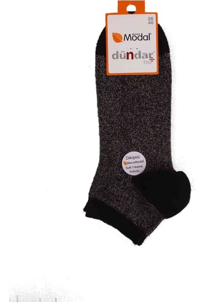 Dündar Kadın Modal Simli Patik Çorap ( Parfümlü)- 6'lı Paket Dündar Kadın Modal Simli Patik Çorap ( Parfümlü)- 6'lı Paket