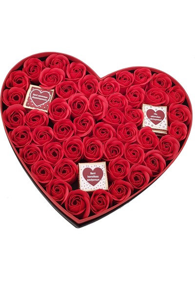 Chavin Aşkıma Kalp Kutulu Kırmızı Güller ve Çikolata Seti YP104 Chavin Aşkıma Kalp Kutulu Kırmızı Güller ve Çikolata Seti YP104