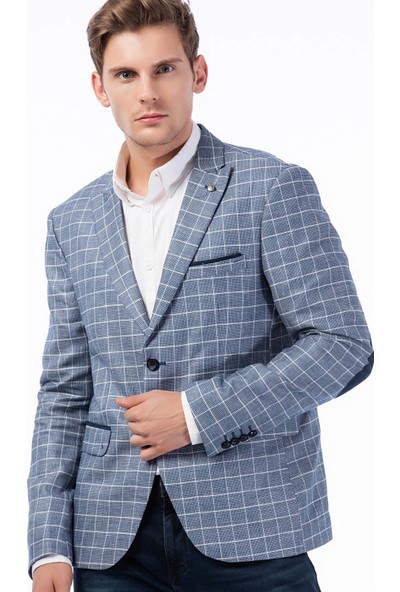 Dewberry C7855 Erkek Ceket Lacivert