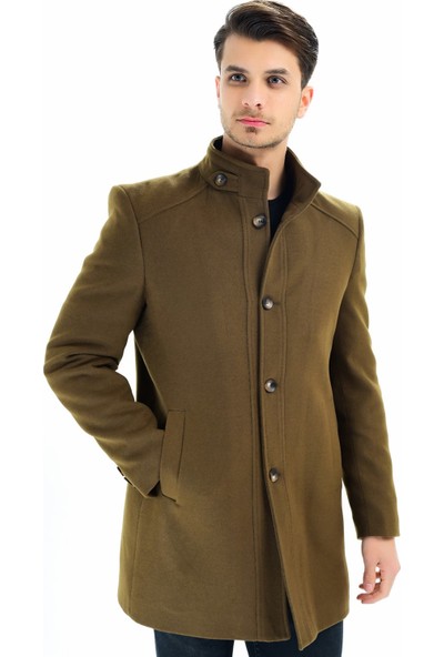Dewberry Plt8370 Erkek Palto-Camel