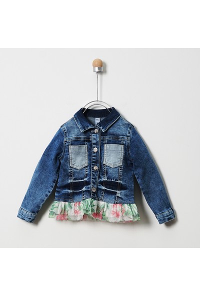 Panço Kız Bebek Denim Mont 19124091100