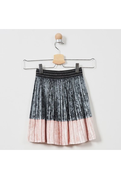 Panço Kız Çocuk Kadife Etek 19229066100