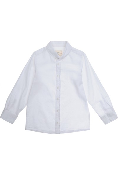 Panço Erkek Çocuk Basic Keten Gömlek 9931201100