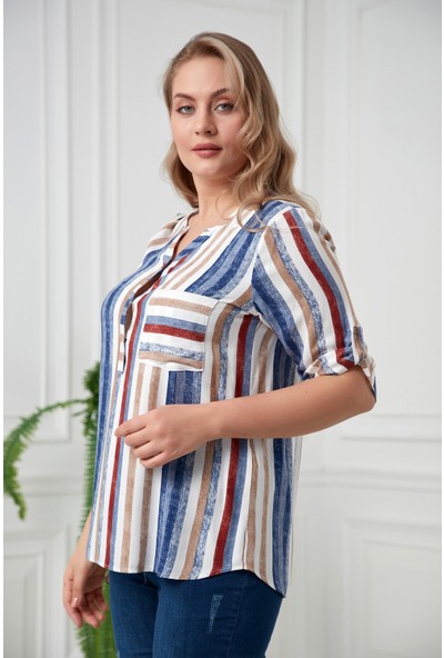 Rmg Büyük Beden Kadın Bluz